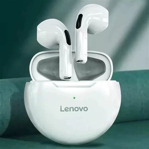 【lenovo 聯想】ht38 藍牙半入耳式耳機 白 無線耳機 藍芽耳機 藍牙耳機 藍芽 藍牙 耳機 鮮拾