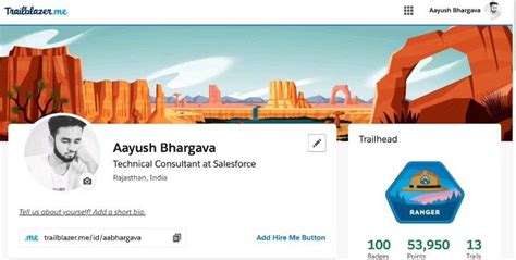 Aayush Bhargava On Linkedin Trailhead Trailblazercommunity Salesforce Learningjourney