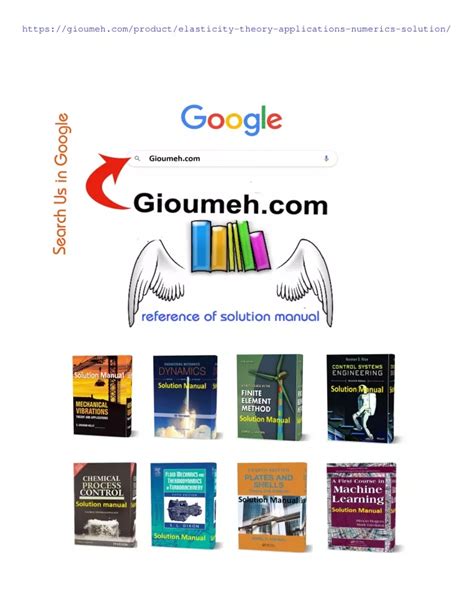 ppt solution manual of elasticity theory applications and numerics by