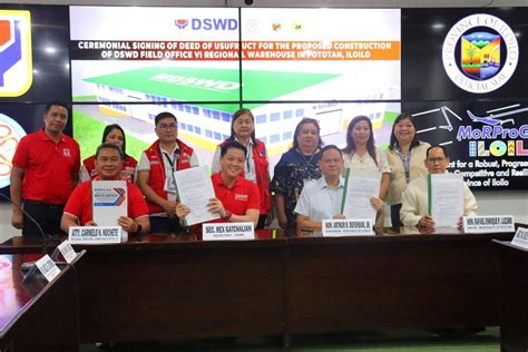 Look DSWD Field Office VI Inks Pact For Establishment Of A DSWD