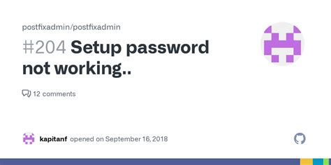 Setup Password Not Working · Issue 204 · Postfixadminpostfixadmin