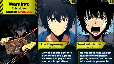 تکامل سانگ جین وو در سطح بندی انفرادی سولو لولینگ L انیمه L تکرو L اوج