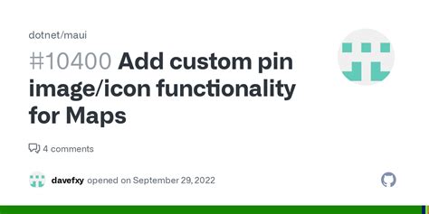 Add Custom Pin Image Icon Functionality For Maps Issue 10400