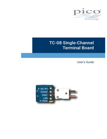 Pico TC User Guide Manualzz