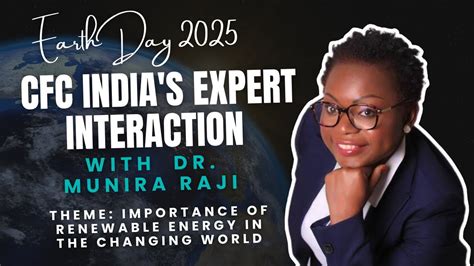 Earth Day 2025 Interaction With Dr Munira Raji Youtube