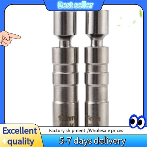 MM MM Thin Wall Magnetic Swivel Spark Plug Socket Inch Drive Point Spark Plug