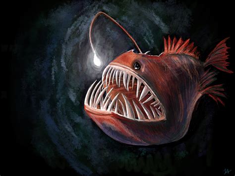 Angler Fish Painting