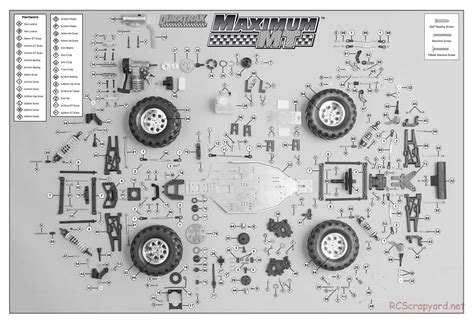 Duratrax Maximum Mt Exploded Views Dtxc0064 Dtxd64