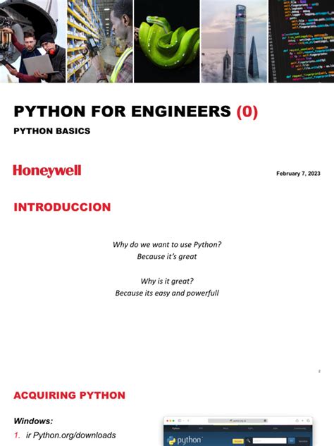 Python For Engineers 0 Pdf Python Lenguaje De Programación Básico