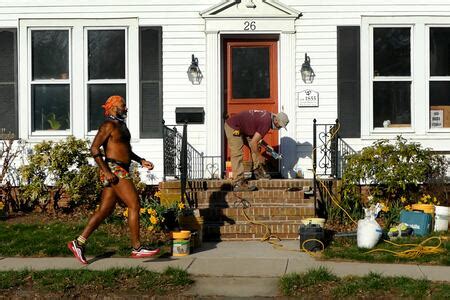 Have You Seen N J S Naked Running Man Hes Helping Causes One Step At A Time Nj