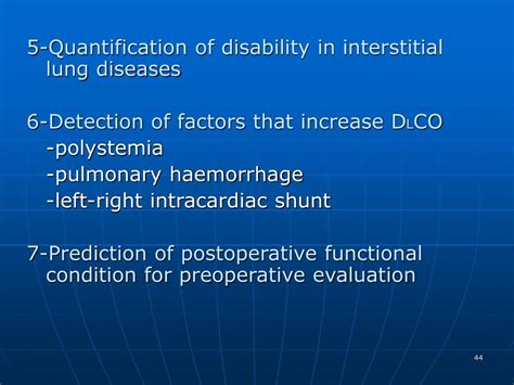 Ppt Usage Of Pulmonary Function Tests In Clinic Except Spirometry Diffusion Capacity