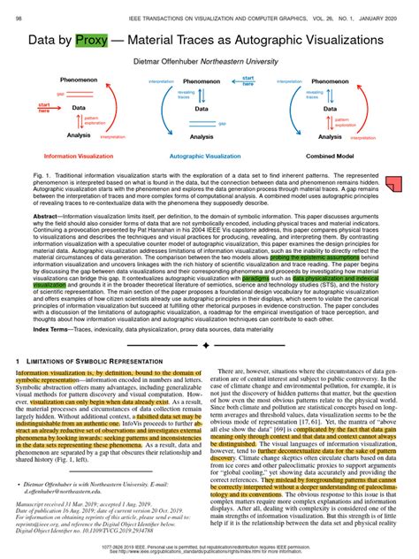 Offenhuber 2020 Data By Proxy — Material Traces As Autographic