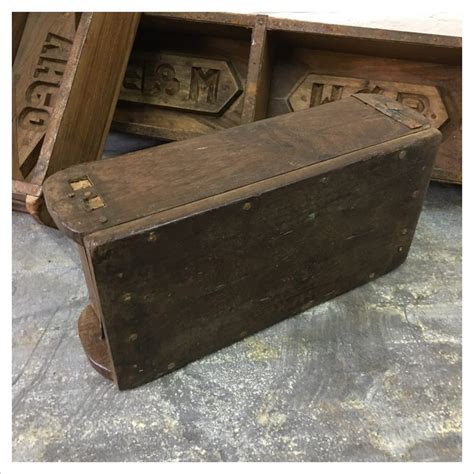 Wooden Indian Brick Mould Box Mayfly Vintagemayfly Vintage