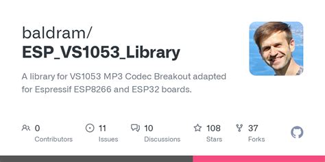 GitHub Baldram ESP VS Library A Library For VS MP Codec Breakout Adapted For