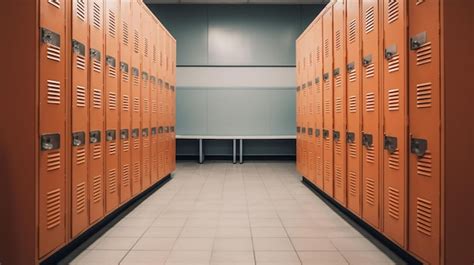 Premium Ai Image Locker Room