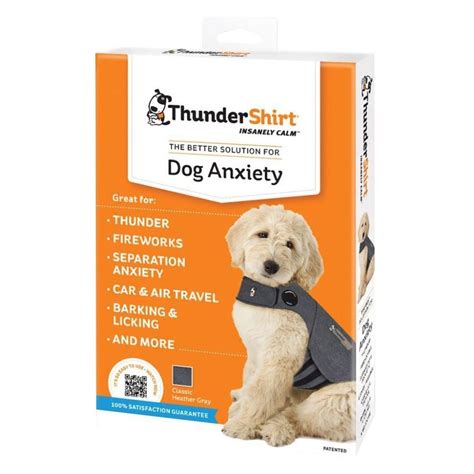 Thundershirt Dog Anxiety Calming Aid Jacket Heather Grey Xl Big W