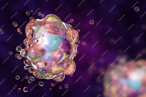 Premium Photo Cell Apoptosis A Process Of Programmed Cell Destruction