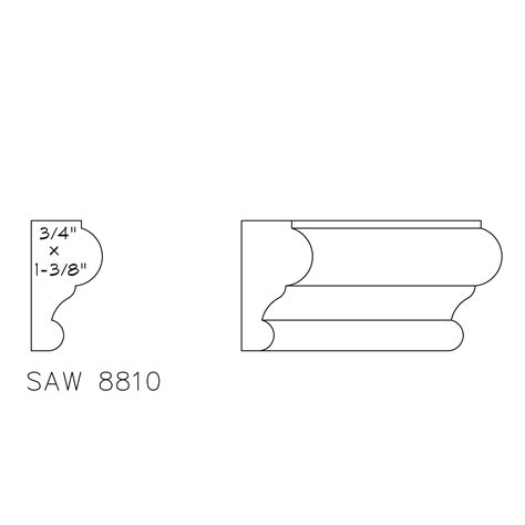 Saw 8810 Saw Moulding