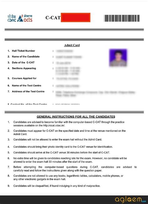 Cdac C Cat Admit Card 2022 Out On 25 July Download At