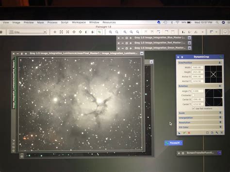 PixInsight Dynamic Crop Problems Experienced Deep Sky Imaging Cloudy Nights