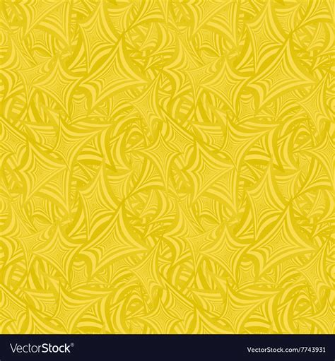 Golden Abstract Seamless Pattern Background Vector Image