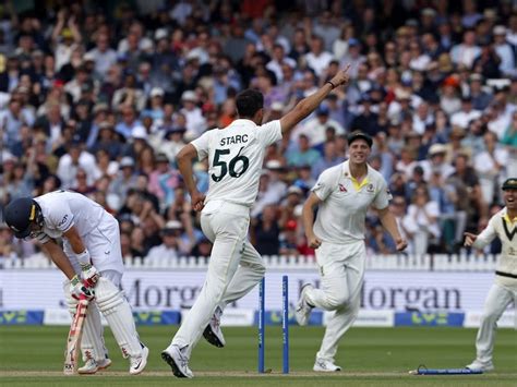 England Vs Australia 2nd Ashes Test Day 4 Mitchell Starc Strikes