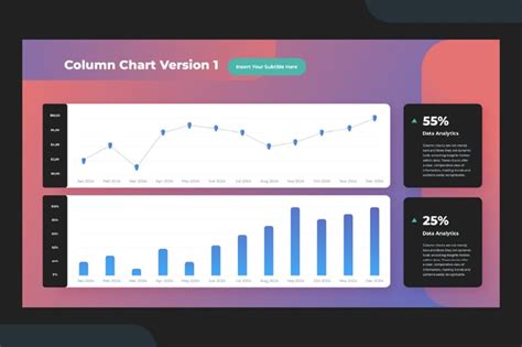Column Bar Chart Infographic Template Infographics Ft Infographic And Chart Envato