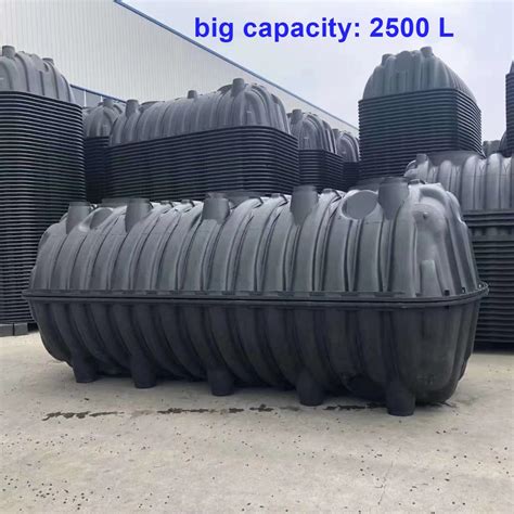 Three Grids Biogas Digester Anaerobic Hdpe Septic Tanks In Water