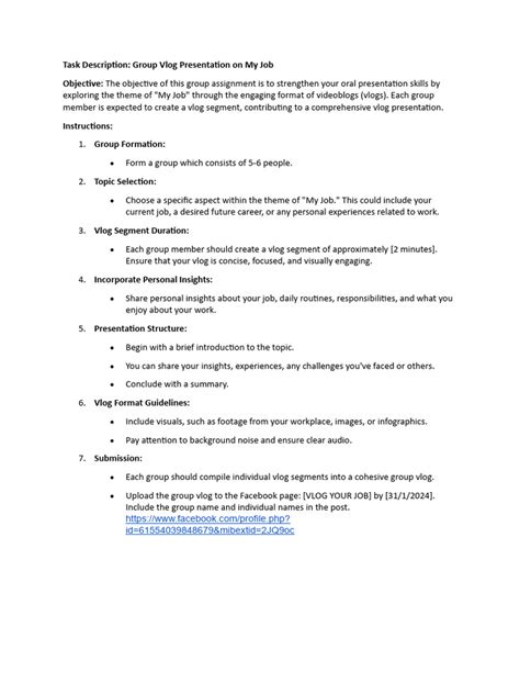 Task Description Jue100 Oral Presentation Pdf Grammar Creativity