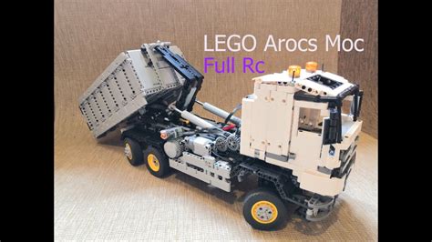 Lego Technic Arocs Moc Container Truck Full Rc Youtube