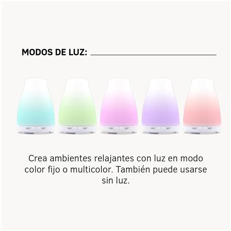 Difusor Aceites Esenciales Ultrasónico 100ml Tienda Online