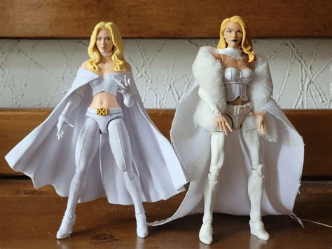 Comparison Of The Custom Emma Frost I Made To The New One Rmarvellegends