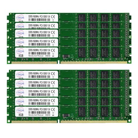 10Pcs DDR3 2GB 4GB 8GB RAM 1333Mhz PC3 10600 1600Mhz PC3 12800 DIMM 240