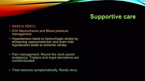 Reversible Cerebral Vasoconstriction Syndrome Pptx