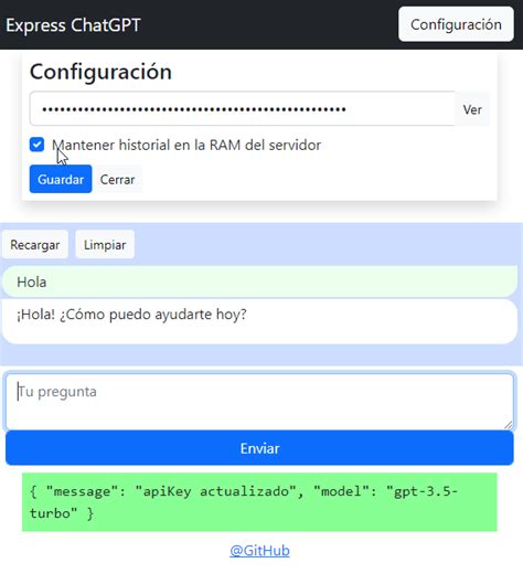 GitHub - akobashikawa/express-chatgpt: Simple interface para probar ChatGPT