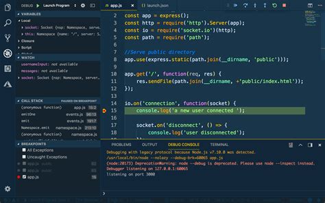 How To Debug Node Js Code In Visual Studio Code Digitalocean