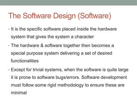 Microprocessors Microcontrollers The Design Context PPT