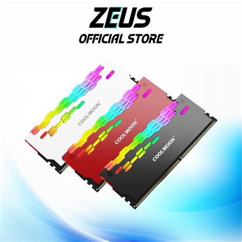 Coolmoon Rgb Heatsink Ram 5v Argb ฮีทซิงค์ ระบายความร้อน แรม หน่วย
