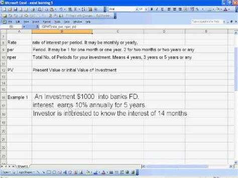 ISPMT Function In Excel Svtuition