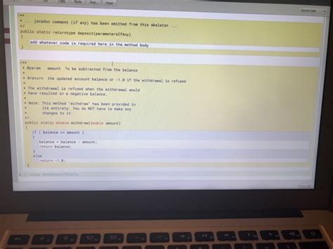 Solved Source Code Private Static Int Accountnumber Private