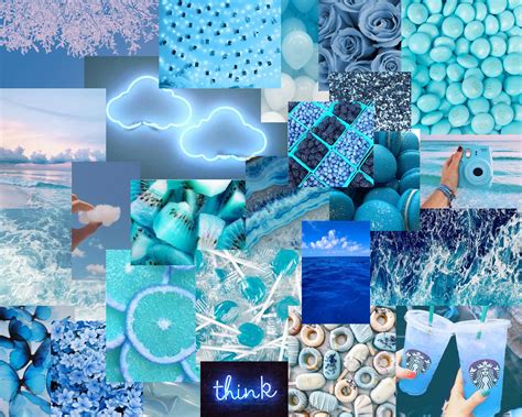 Relaxing And Calming Aesthetic Blue Background Laptop Download Now