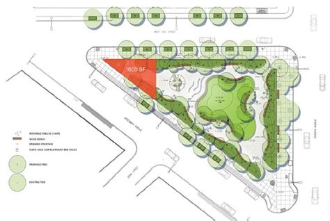 Triangular Landscape Design Plan Image To U