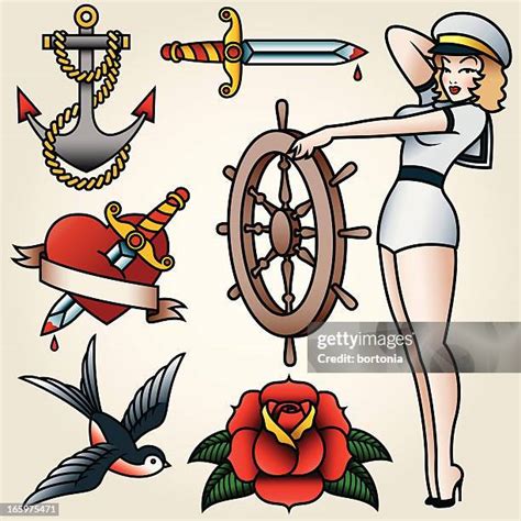 Sailor Mermaid Tattoo Photos And Premium High Res Pictures Getty Images