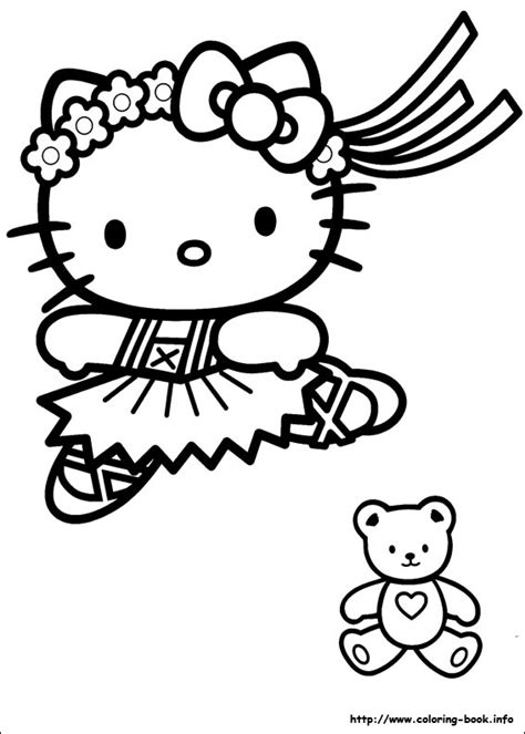 Pobarvanka Hello Kitty