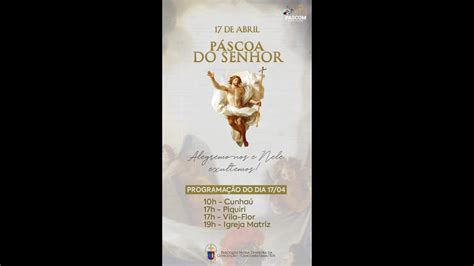Santa Missa do Domingo da Páscoa do Senhor 17 04 2022 YouTube