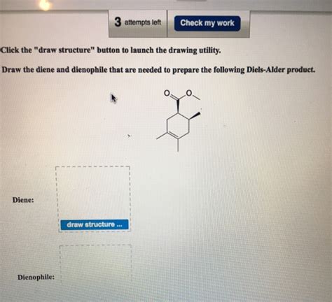 Solved Attempts Left Check My Work Click The Draw Chegg