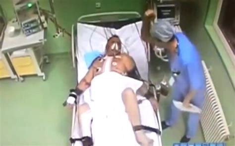 Russian Doctor Caught On Camera Punching Patient Recovering From Heart