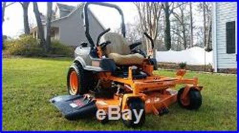 Scag Patriot Commercial Zero Turn Mower Inch HP Kawasaki Like New Zero Turn Mower