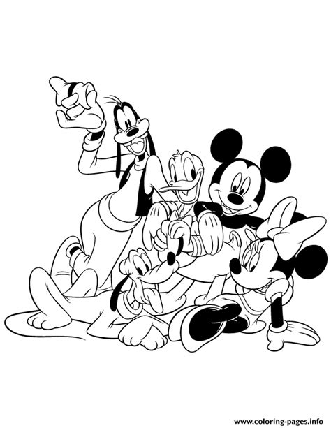 Mickey Mouse Clubhouse Pluto Coloring Pages Coloring Pages