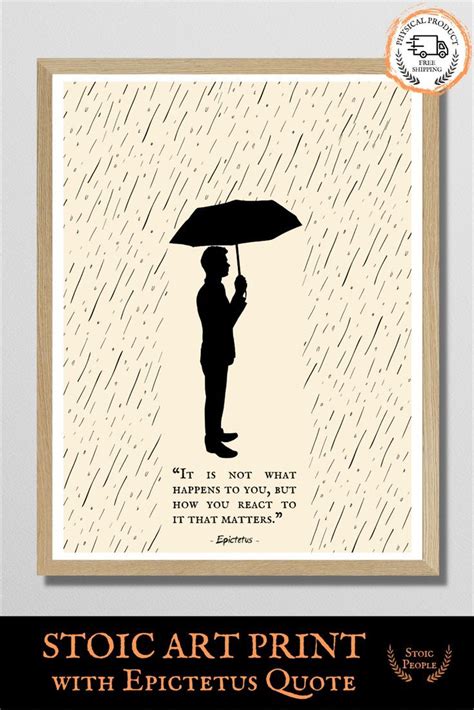 Epictetus Quote Art Dichotomy Of Control It Is Not What Happens To